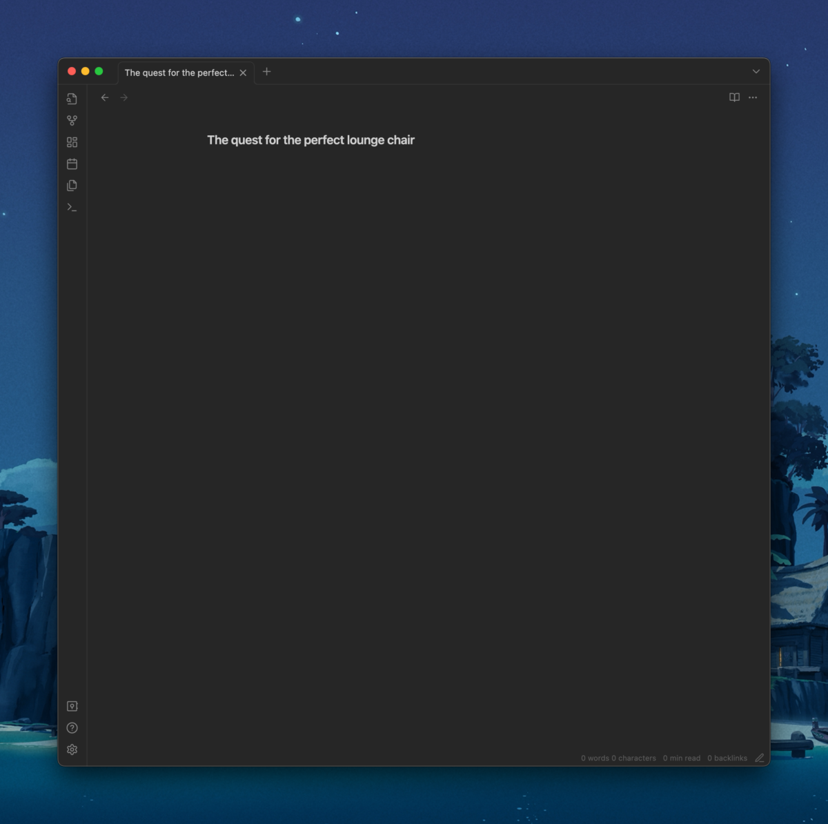 Obsidian just ate my article - The Desk of Bryan Maniotakis
